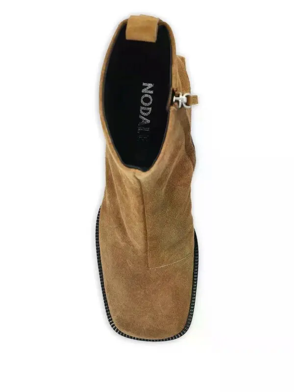 NODALETO Block-heel Suede Boots