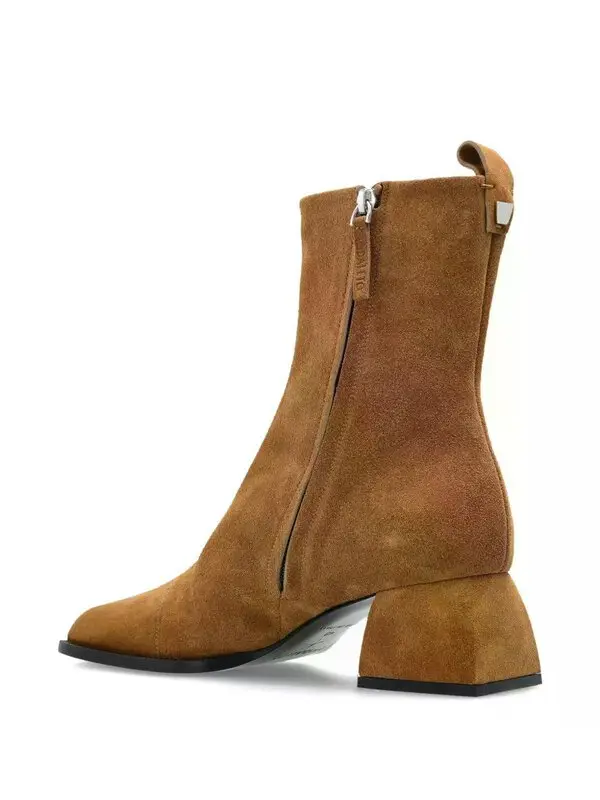 NODALETO Block-heel Suede Boots