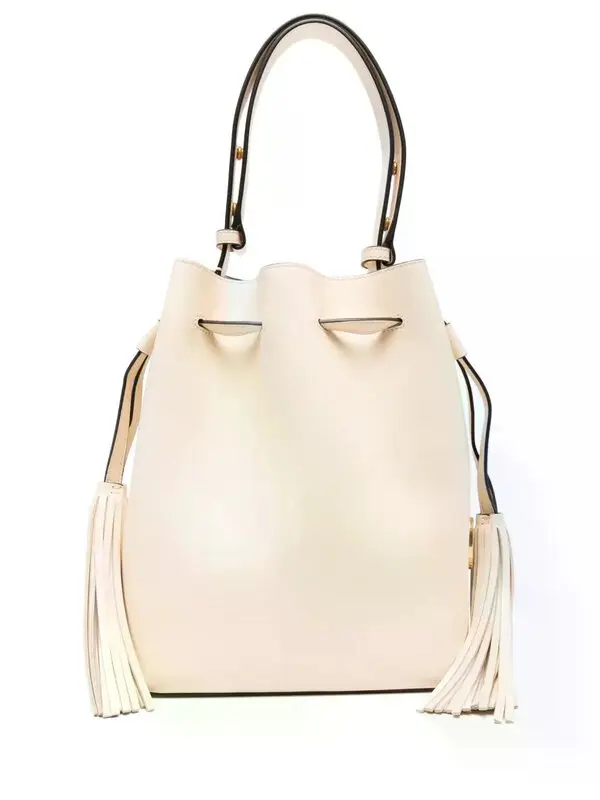 Valentino Garavani So Seau Drawstring Bucket Bag - Neutrals