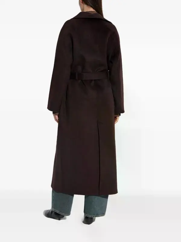 Samsøe Samsøe Belted Double-breasted Coat