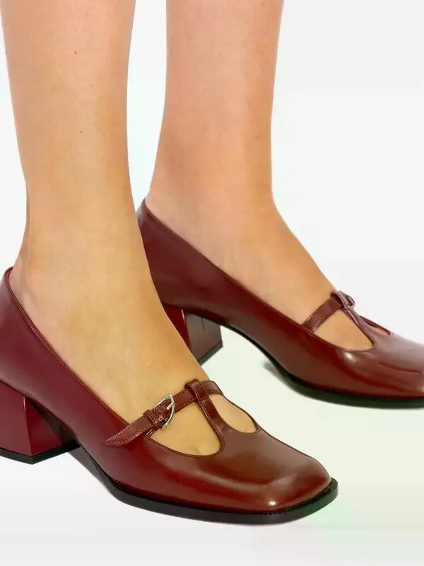 NODALETO T-bar Block-heel Pumps