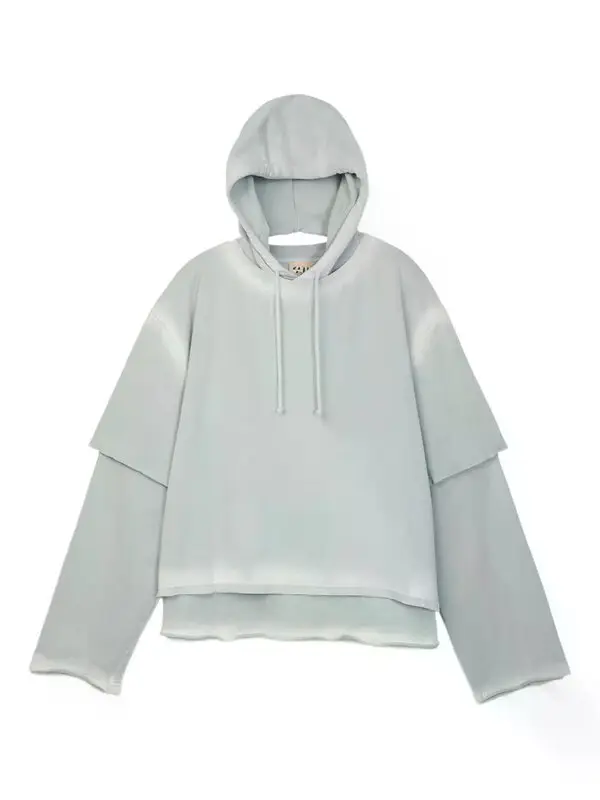 Camper Layered Hoodie - Grey