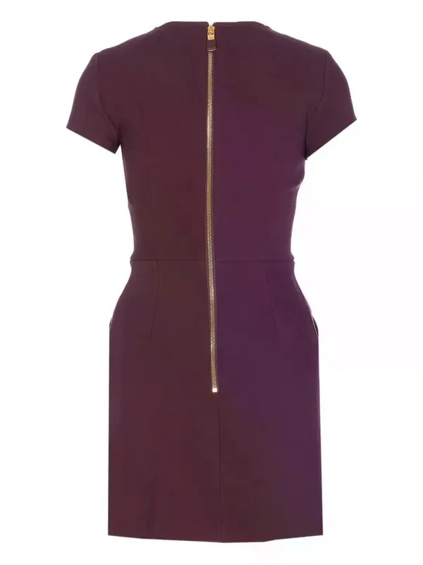 Elisabetta Franchi Double-layer Crepe Mini Dress