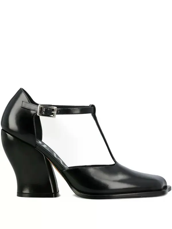 Loewe 90mm Onda T-bar Pumps