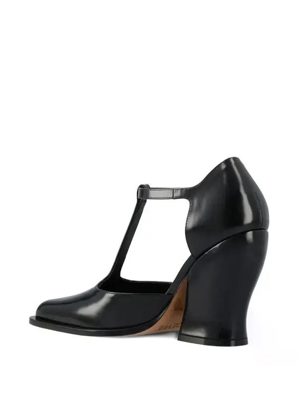 Loewe 90mm Onda T-bar Pumps