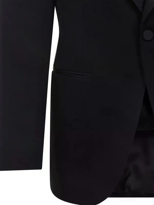 TOM FORD Shawl-lapel Single-button Jacket - Black