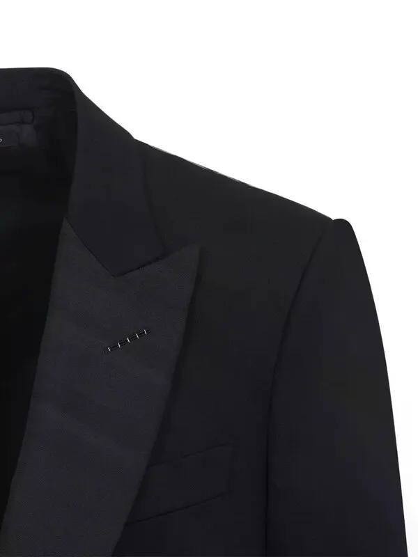 TOM FORD Shawl-lapel Single-button Jacket - Black