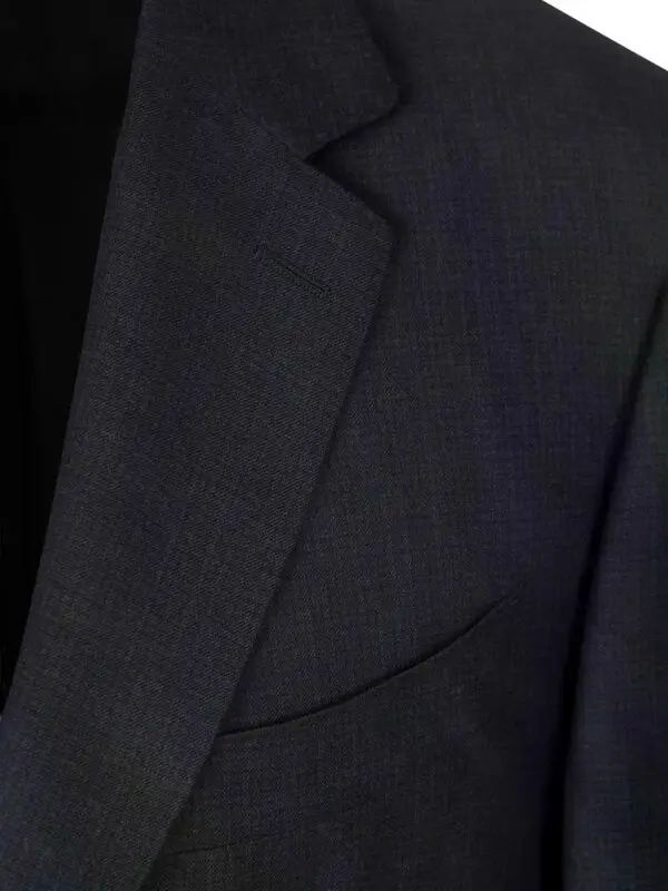 Canali Check-pattern Suit - Grey