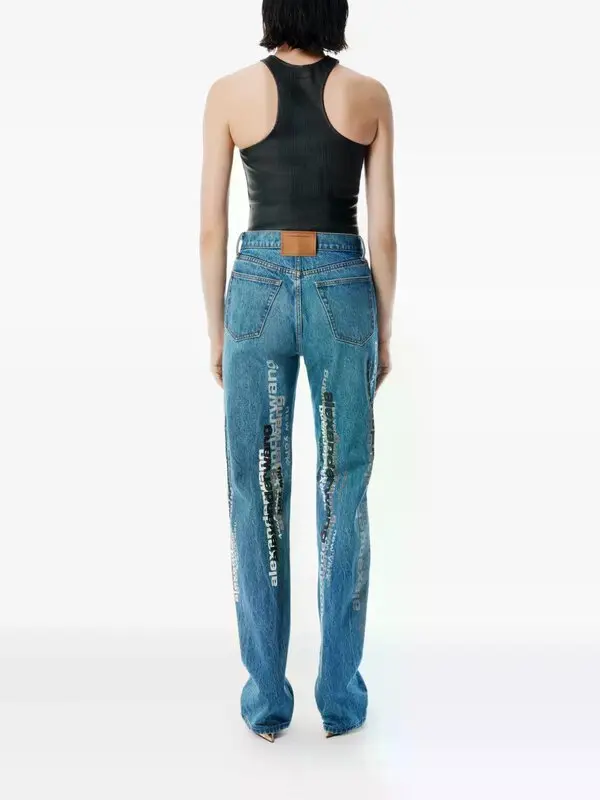 Alexander Wang Logo-print Jeans