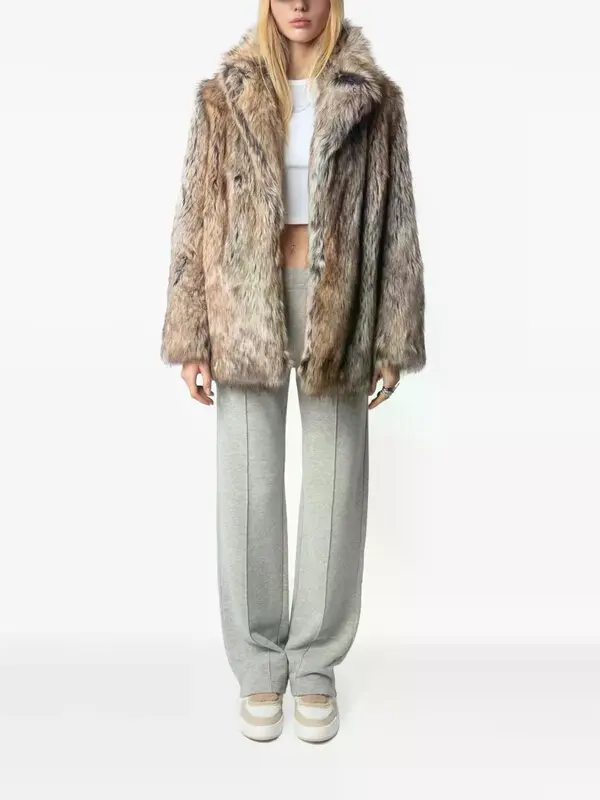Zadig&Voltaire Faune Coat - Neutrals