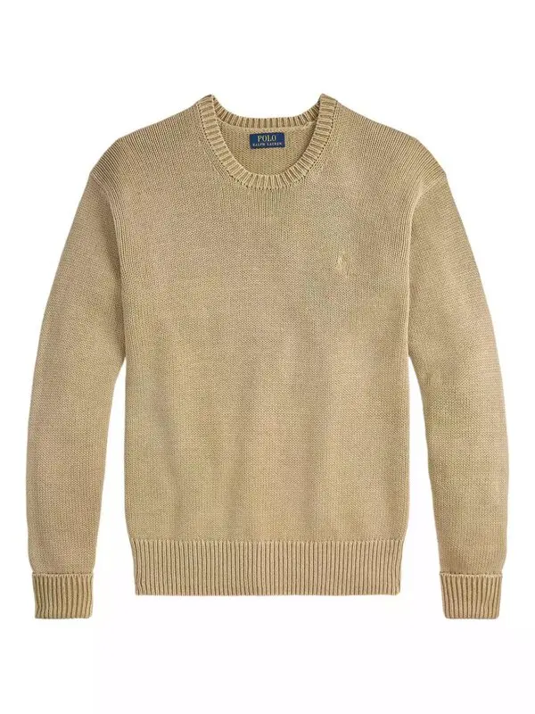 Polo Ralph Lauren Cotton Long-sleeve Sweater - Neutrals