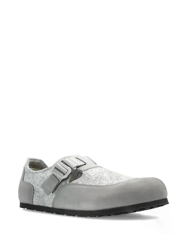 BIRKENSTOCK London Nova Buckle-strap Felt Loafers