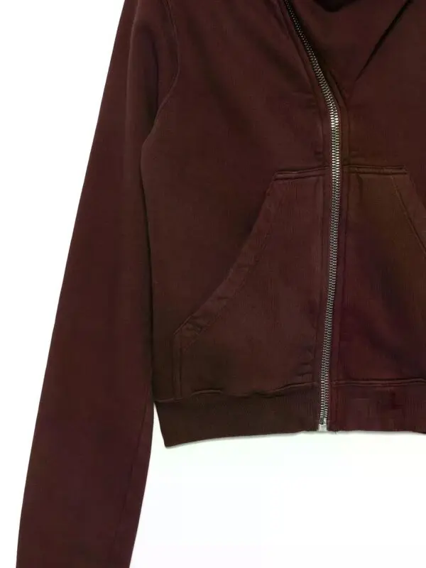Rick Owens Asymmetric Zip-up Hoodie