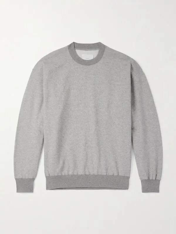 SSSTEIN Cotton And Yak-blend Jersey Sweatshirt