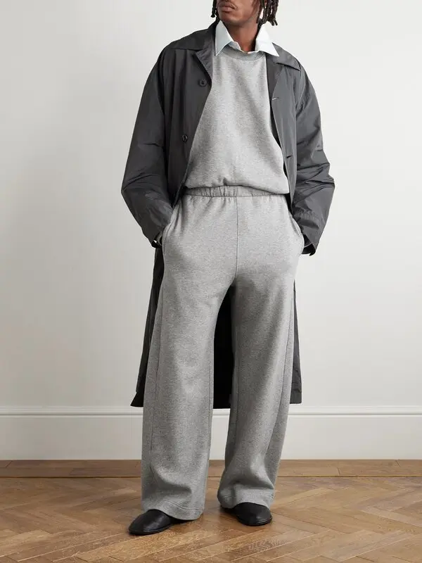 SSSTEIN Cotton And Yak-blend Jersey Sweatshirt