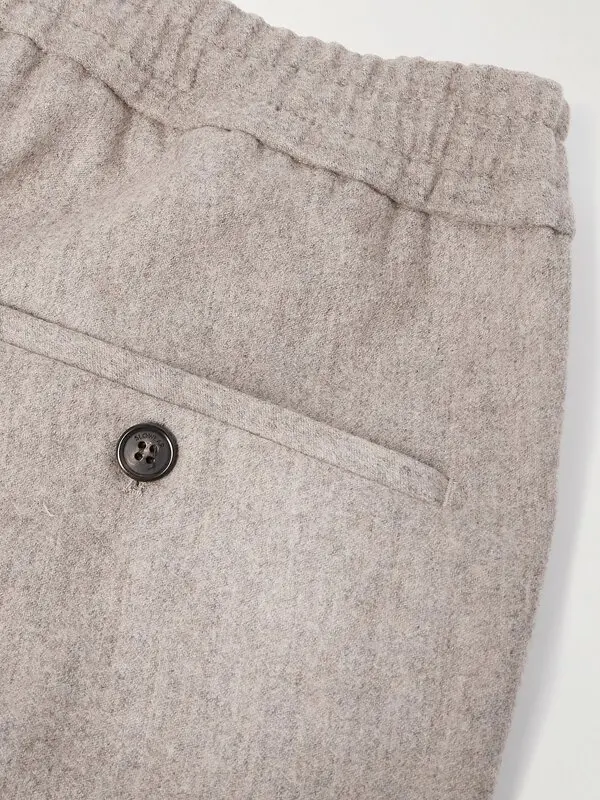 SLOWEAR Incotex Tapered Wool And Cashmere-blend Trousers