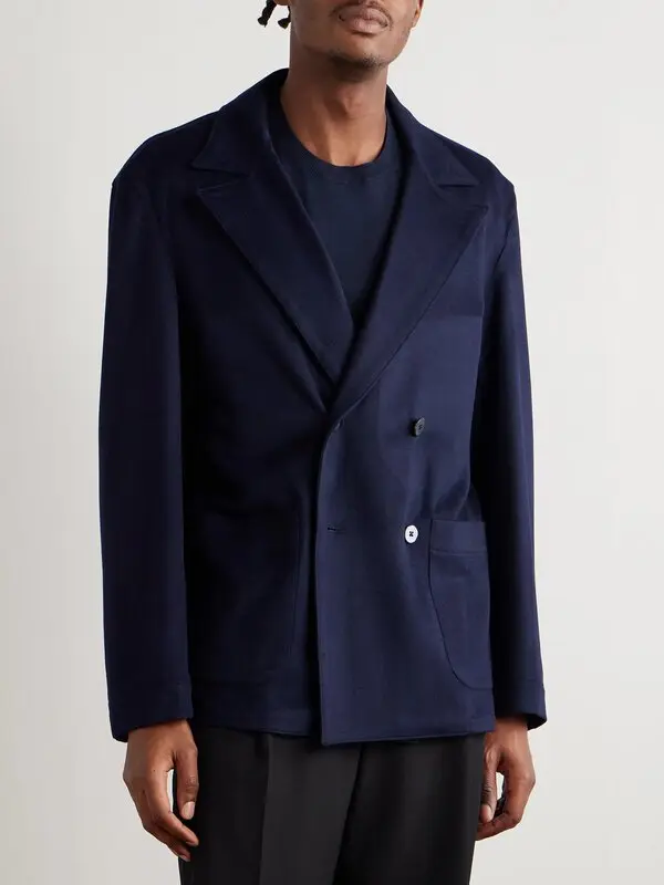 STOFFA Double-breasted Cashmere Jacket