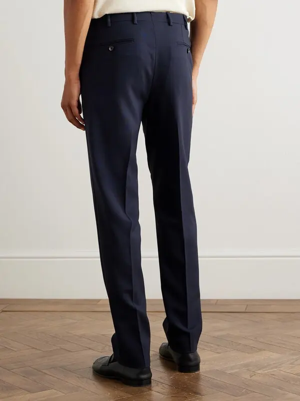 DE PETRILLO Slim-leg Virgin Wool Suit Trousers