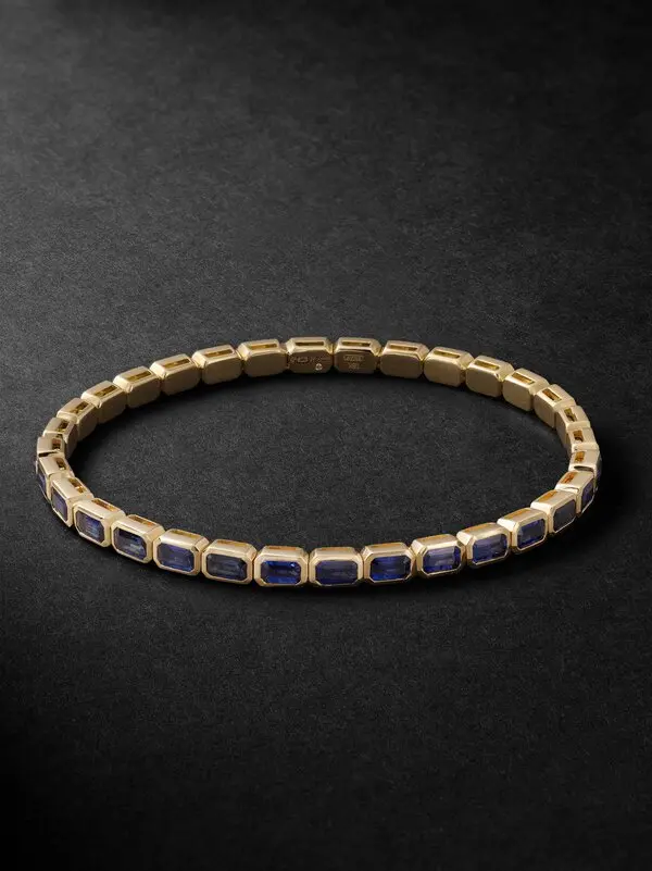 Shay 18-karat Tennis Bracelet With Sapphires - Gold