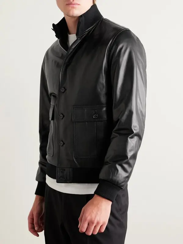 VALSTAR Valstarino Leather Down Jacket