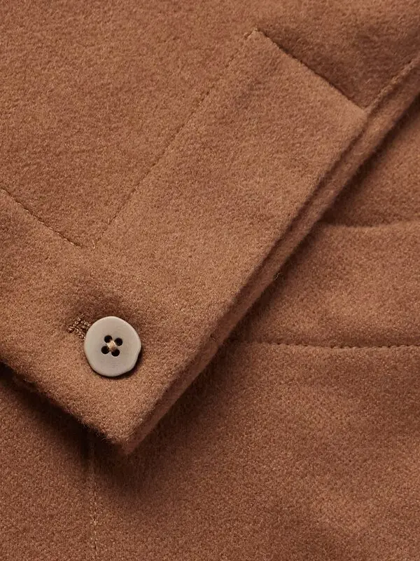 STOFFA Double-breasted Camel Hair Blazer