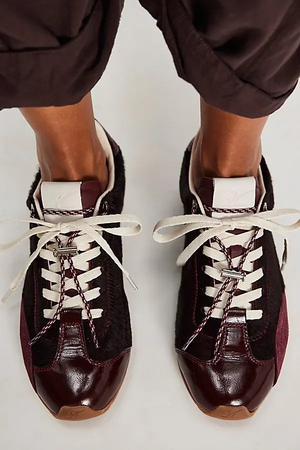 BRONX Veda Court Sneakers - Winter Oxblood