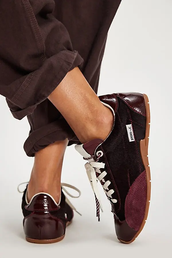 BRONX Veda Court Sneakers - Winter Oxblood