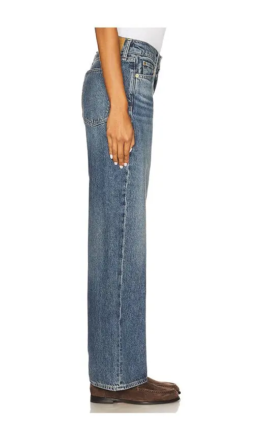Rag & Bone Cam Low Rise Relaxed Straight Jeans