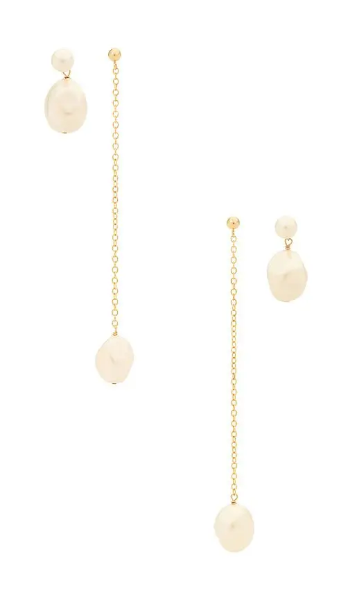 GALLEY LOS ANGELES Bridal Bundle Earrings - Pearl