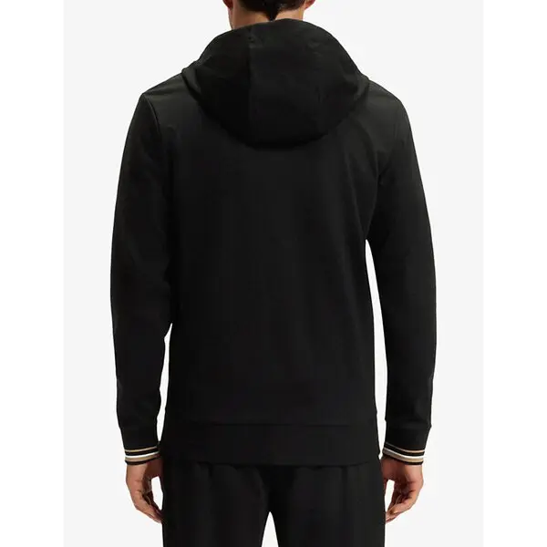 BOSS Zip-through Cotton-blend Hoody