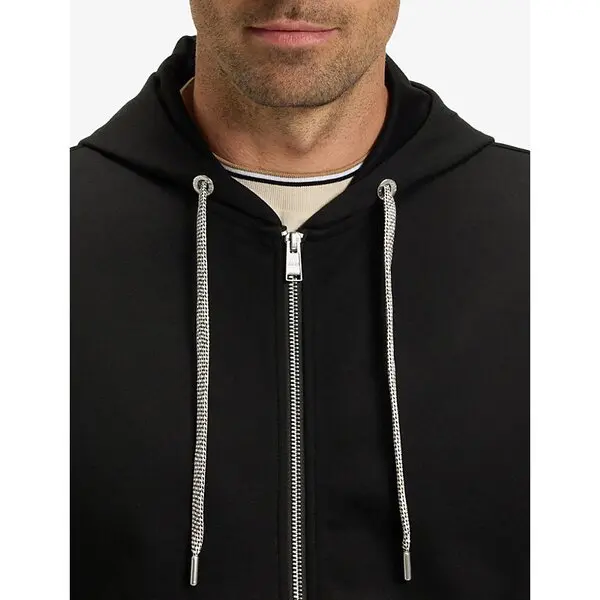 BOSS Zip-through Cotton-blend Hoody