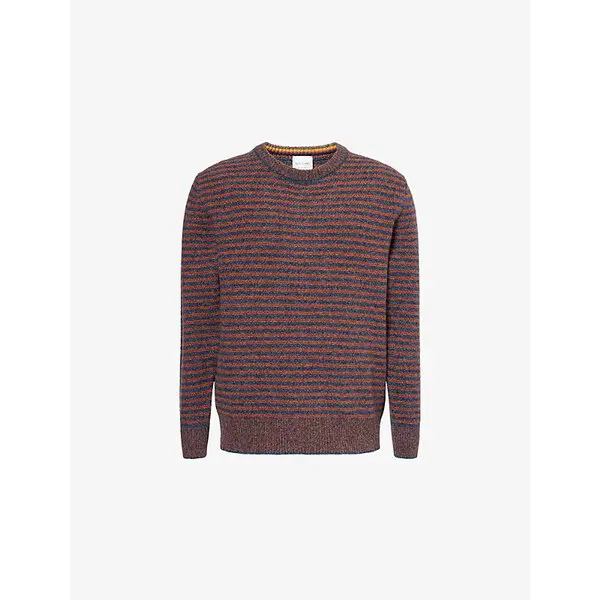 Paul Smith Striped Crewneck Wool Jumper
