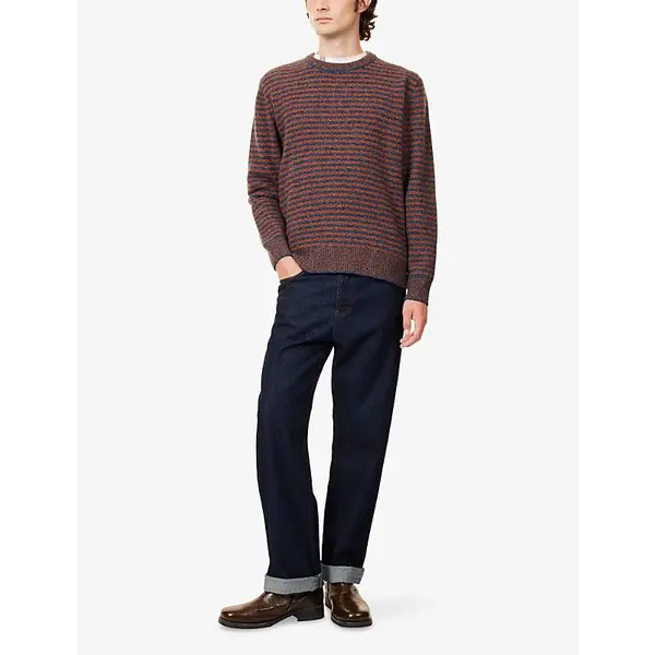 Paul Smith Striped Crewneck Wool Jumper