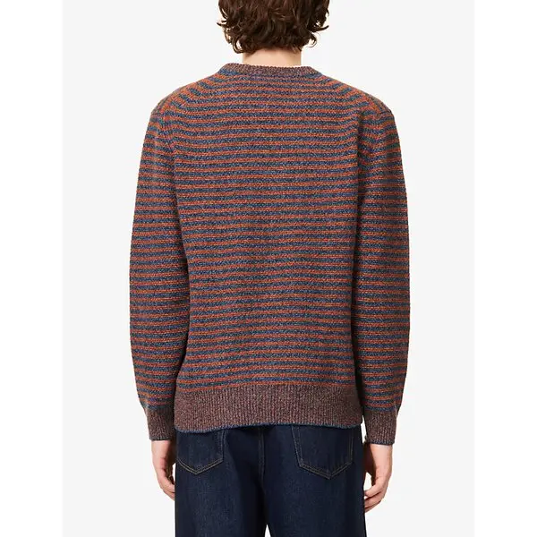 Paul Smith Striped Crewneck Wool Jumper