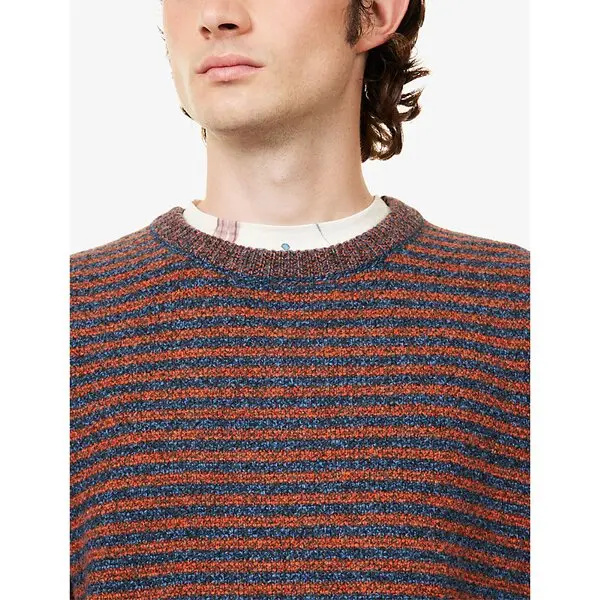 Paul Smith Striped Crewneck Wool Jumper