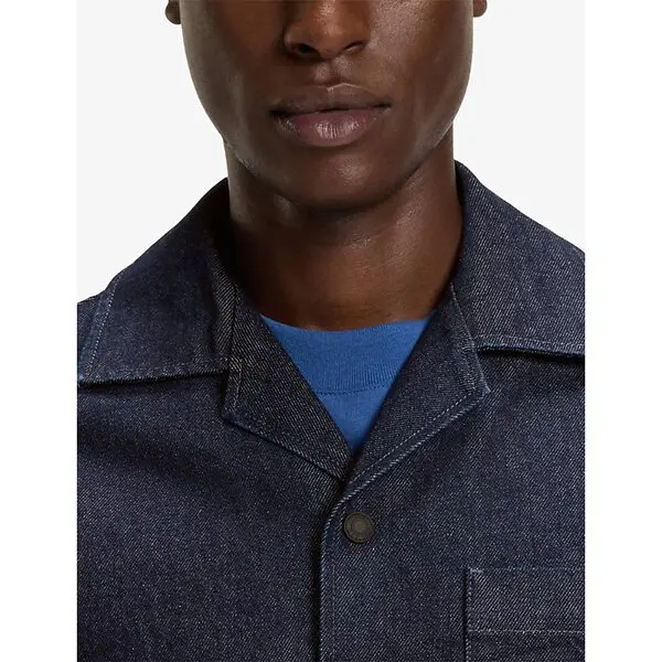 Hugo Patch-pocket Long-sleeve Denim Shirt