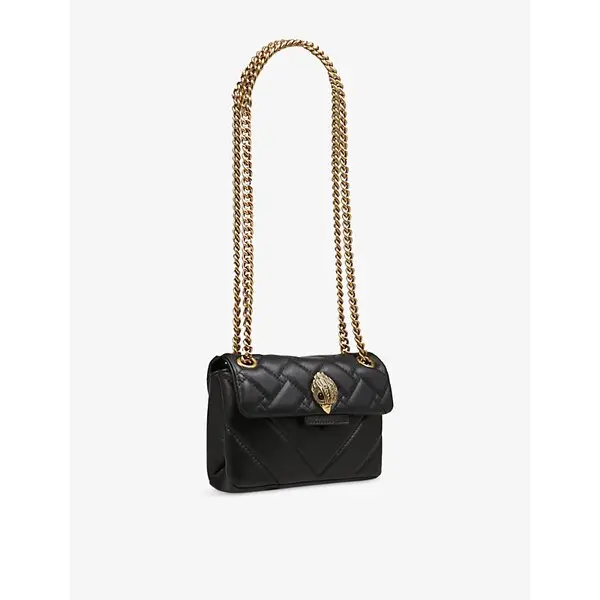 Kurt Geiger Kensington Mini Leather Cross-body Bag - Black/comb