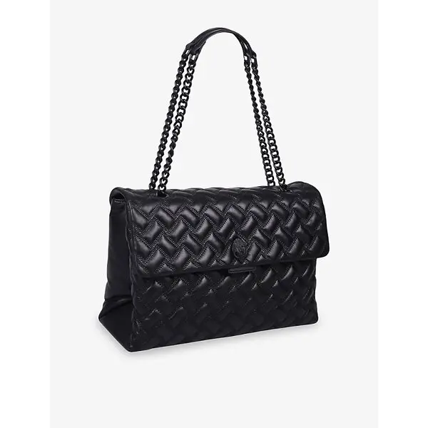 Kurt Geiger Xxl Kensington Drench Leather Shoulder Bag