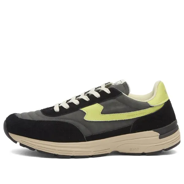S.W.C STEPNEY WORKERS CLUB Osier S-strike Sneakers - Asphalt Lime
