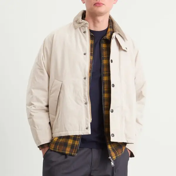 Barbour Padded Transport Jacket - Mist | Editorialist