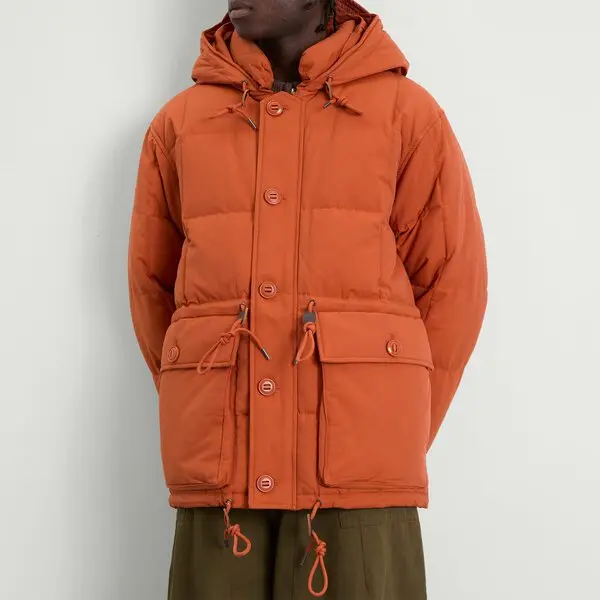 FRIZMWORKS Karakoram Down Parka Jacket - Orange | Editorialist