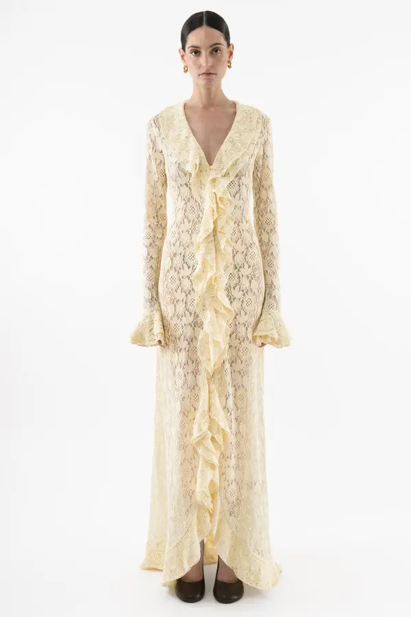 Arakii Lily Maxi Dress - Butter Yellow
