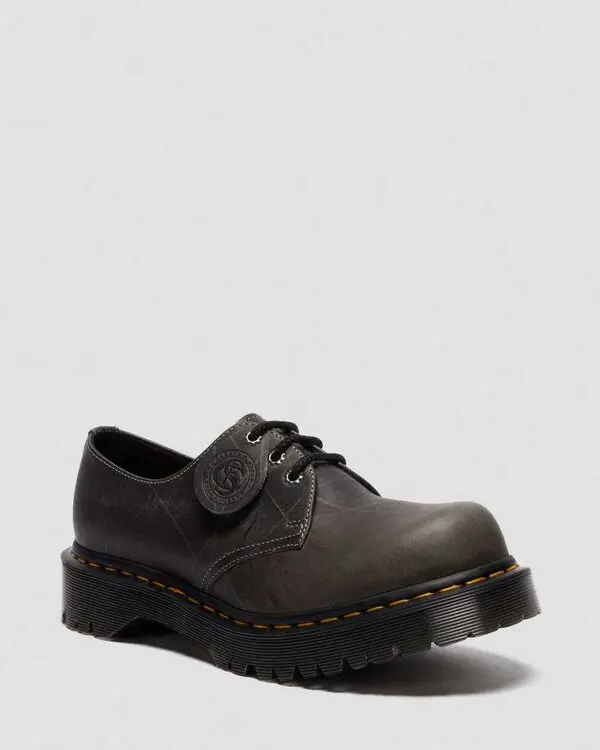 Dr. Martens 1461 Bex Made In England Natural Grain Bump Toe Shoes