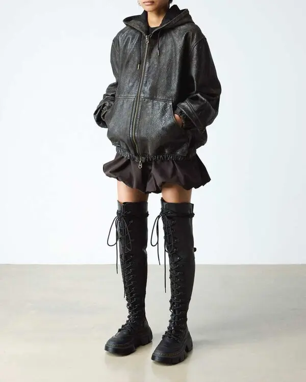 ネズマーラット Dr. Martens Dmxl Xtrm Hi Over-The-Knee Boots - Black