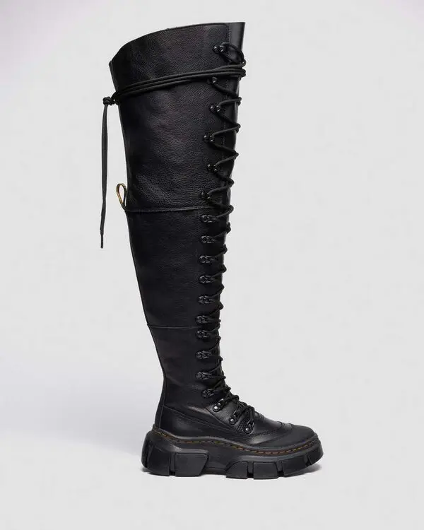 ネズマーラット Dr. Martens Dmxl Xtrm Hi Over-The-Knee Boots - Black