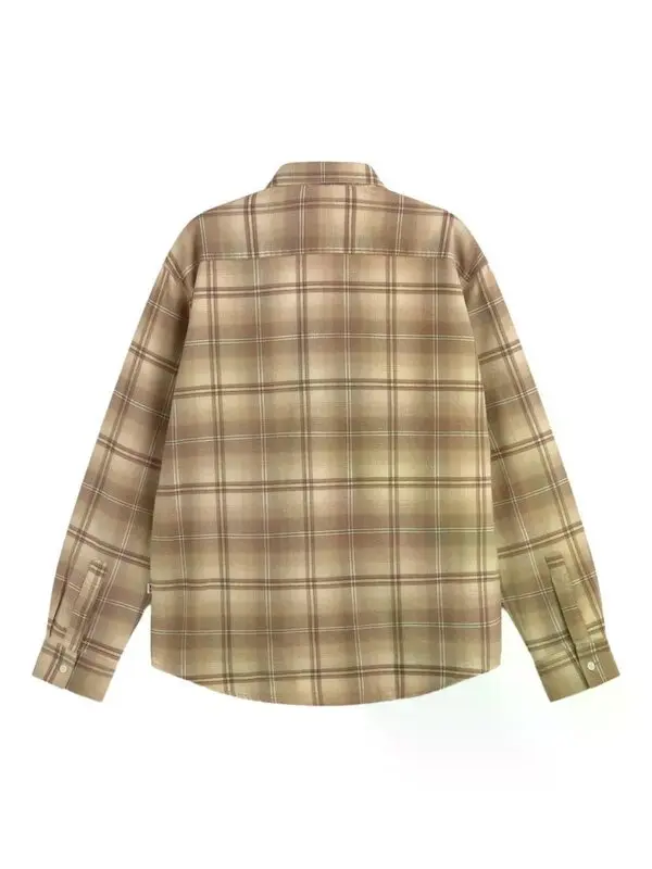 Nn07 Check-pattern Long-sleeve Shirt
