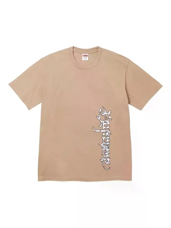 Supreme Graphic-print T-shirt - Brown