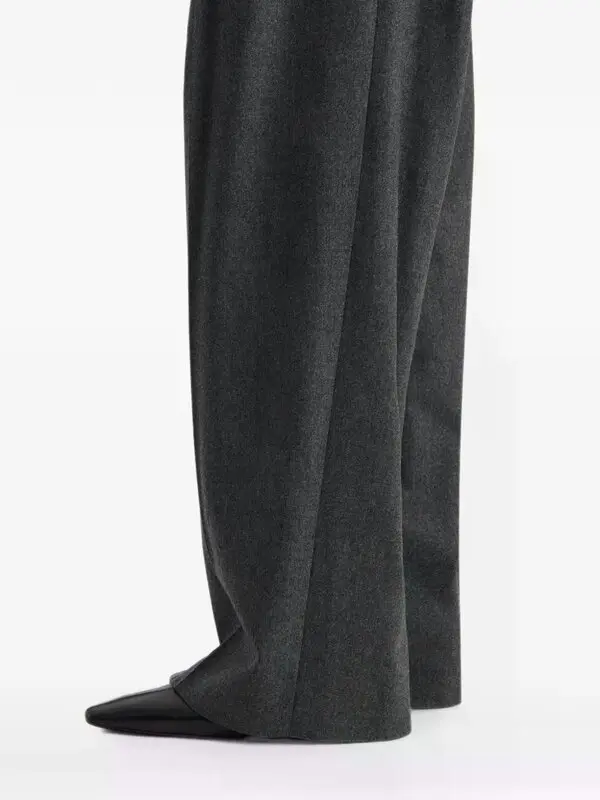 Khaite Wool Straight-leg Trousers