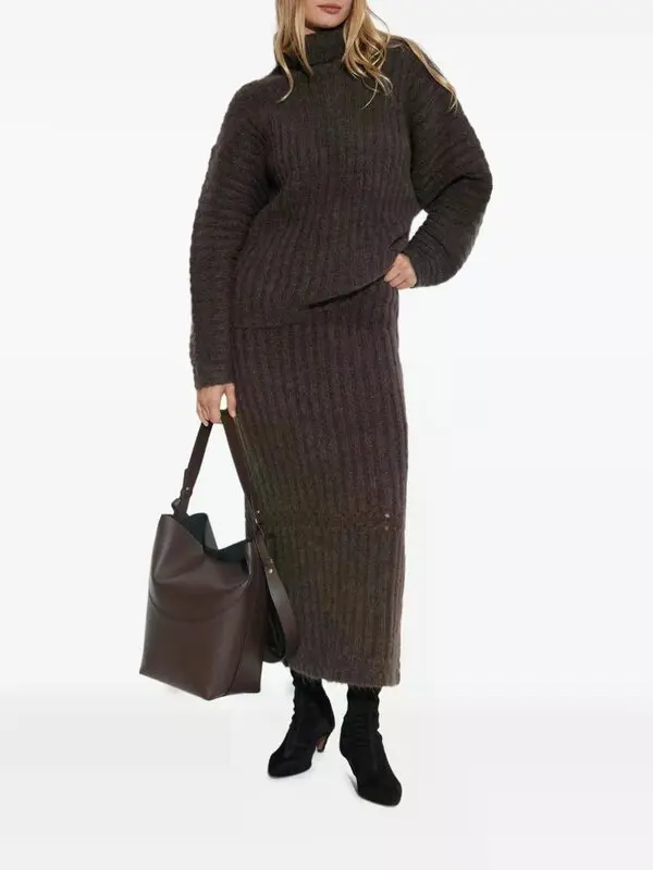 BY MALENE BIRGER Ribbed Turtleneck Pullover