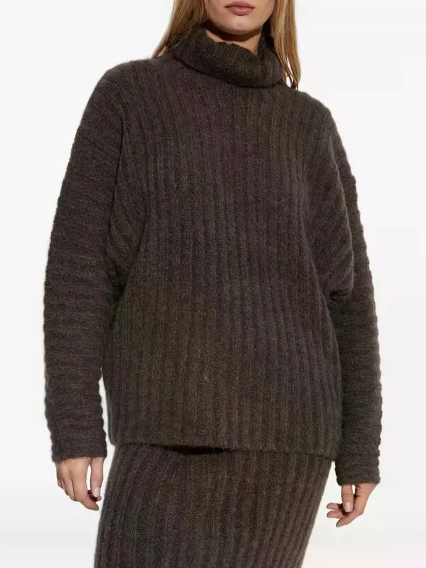 BY MALENE BIRGER Ribbed Turtleneck Pullover